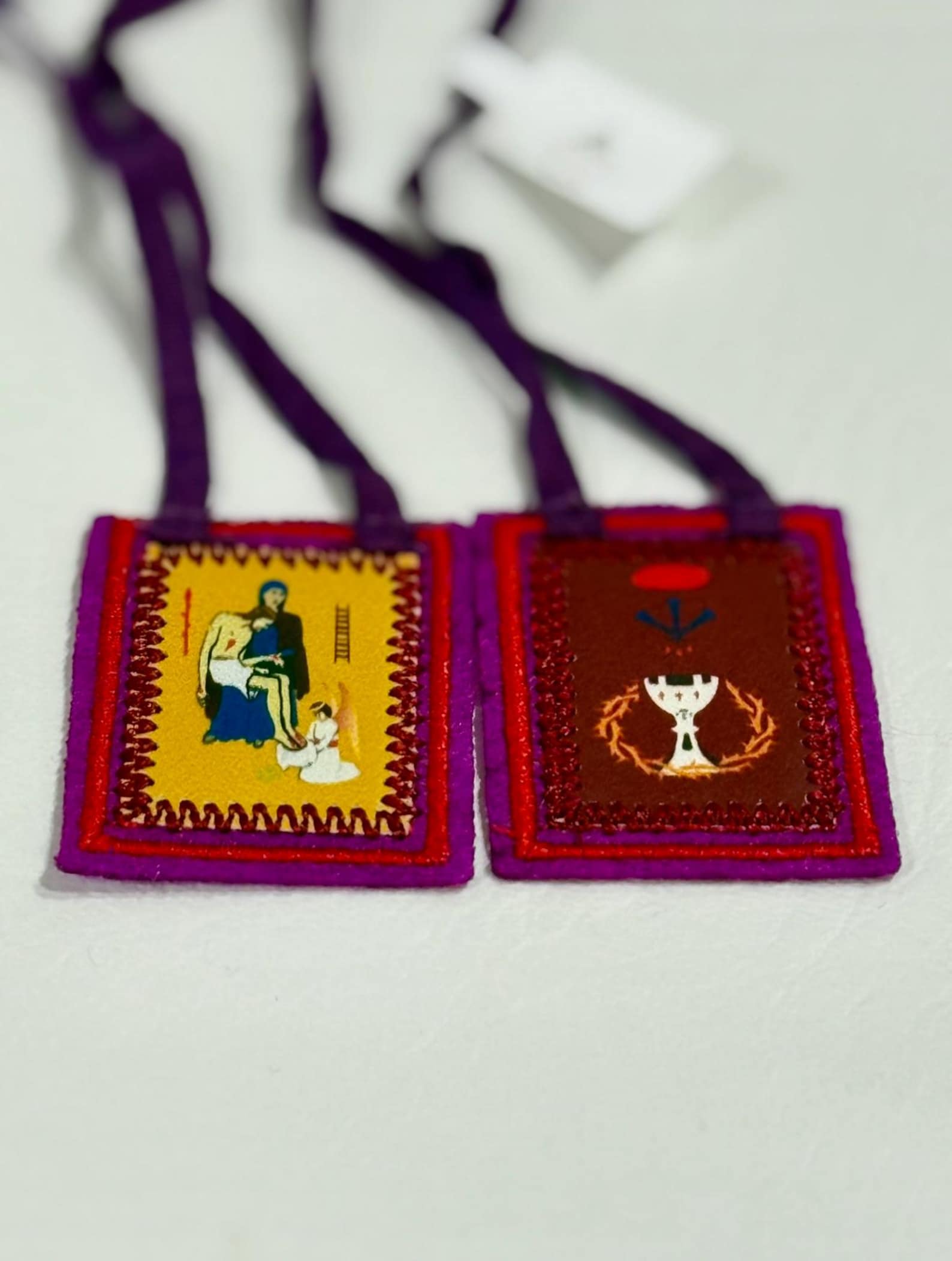 Marie Julie Jahenny Purple Scapular – Catholic Protection & Benediction ...