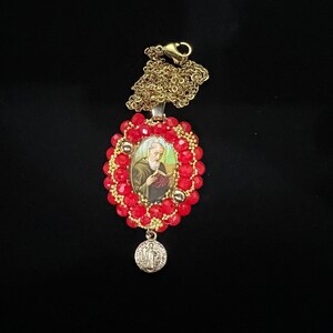 Catholic Saint Medal Necklace – 18K Gold-plated Devotional Jewelry With ...