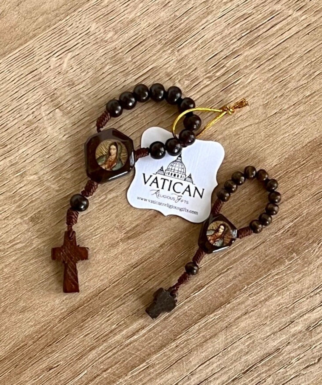 Our Lady of Guadalupe Mother-daughter Decade Rosary Set - Catholic ...