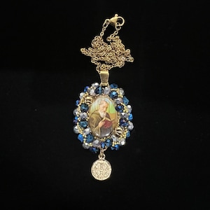 Catholic Saint Medal Necklace – 18K Gold-plated Devotional Jewelry With ...