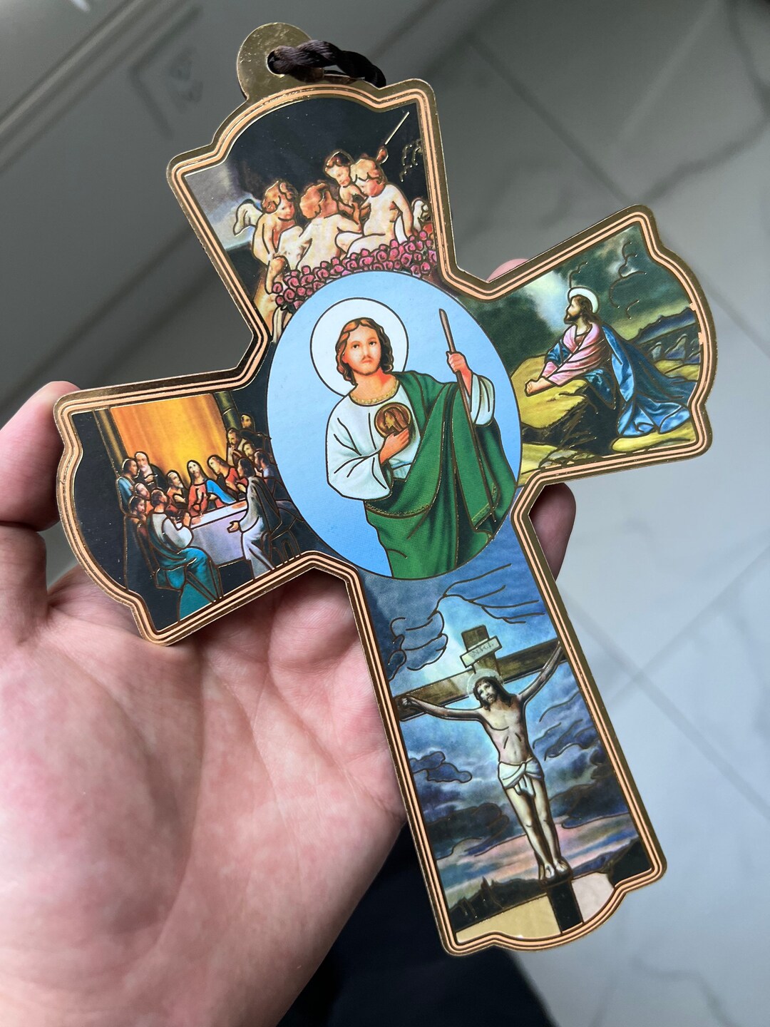 St. Jude Door Blessing Cross: Divine Protection & Home Blessing Charm ...