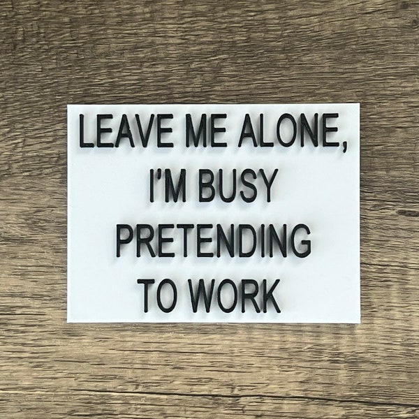 Leave Me Alone Sign - Etsy