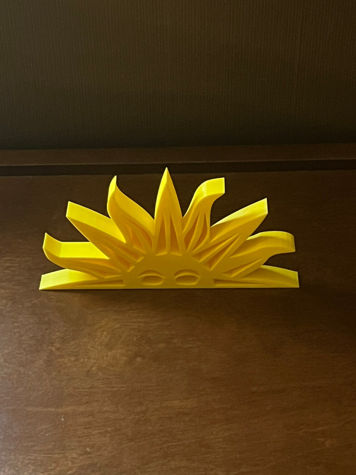 3D Printed Sunshine Statue Sun and Moon Bookshelf Decor - Etsy