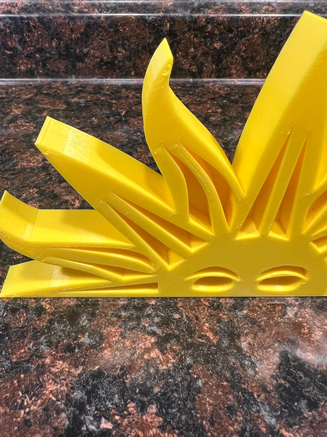 3D Printed Sunshine Statue Sun and Moon Bookshelf Decor - Etsy