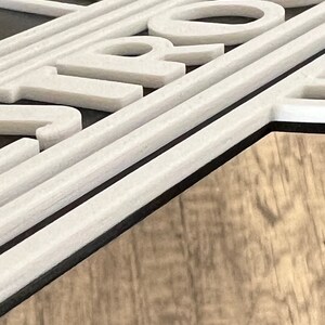 3D Printed Restroom Sign, Art Deco Decor - Etsy