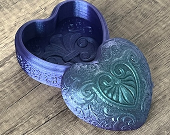 Heart Shaped Jewelry Box for Small Accessories - Etsy