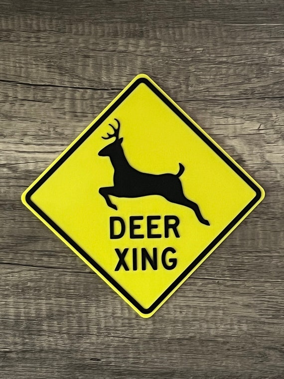 Printable Deer Crossing Sign 118 Deer Crossing Road Sign Stock Photos,