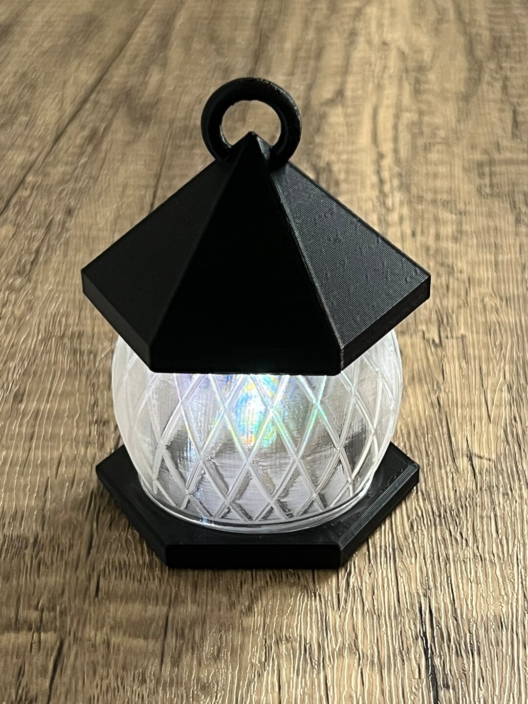 3D Printed Hanging LED Tea Light Lantern, Shelf Decor - Etsy