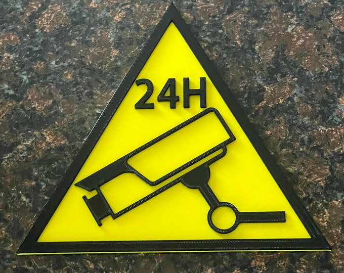 SURVEILLANCE CAMERAS in OPERATION Sign Lightweight and Easy to Install ...