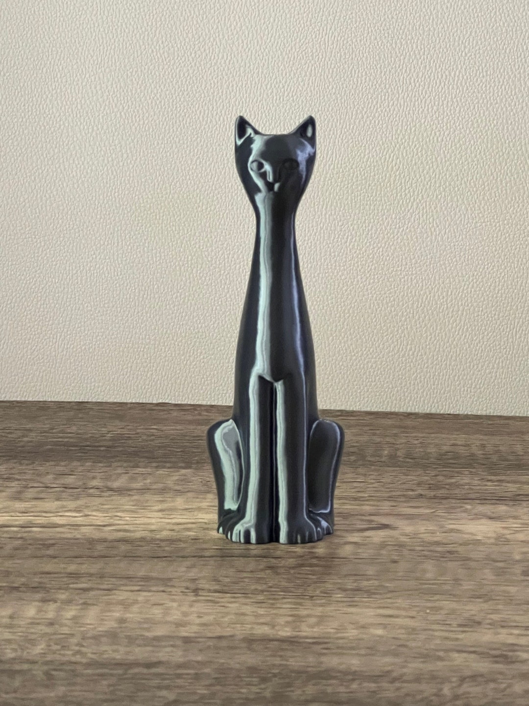 3D Printed Long Neck Cat Statue Mid-century Modern Decor - Etsy