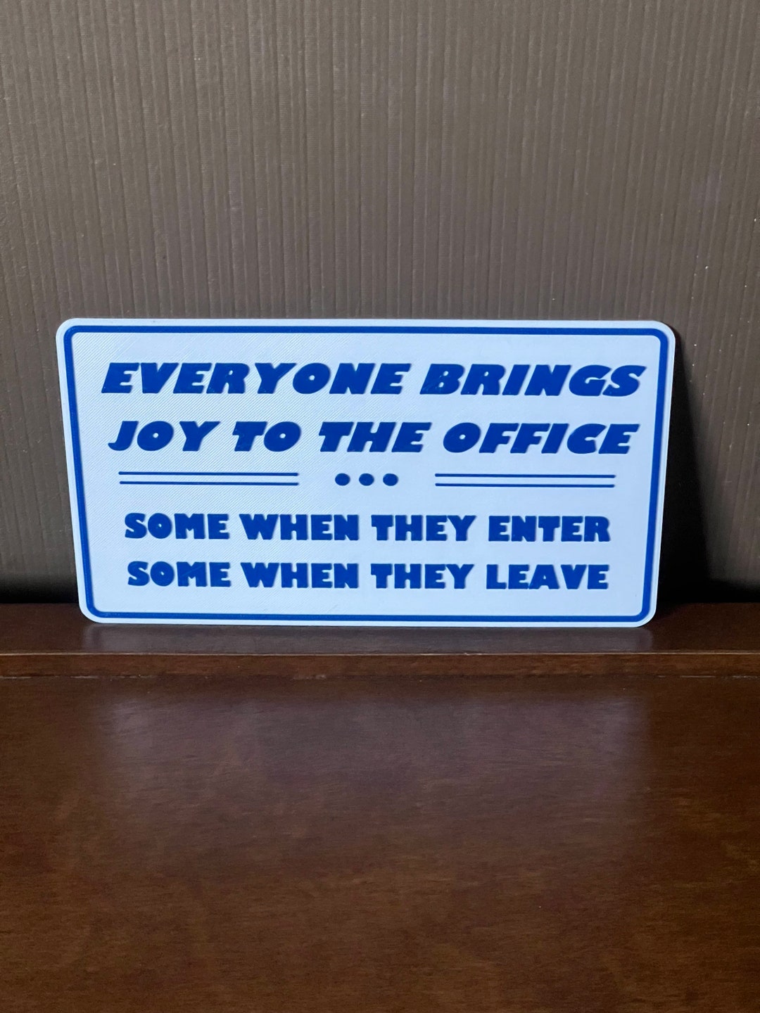 3D Printed Funny Office Sign, Office Decor - Etsy