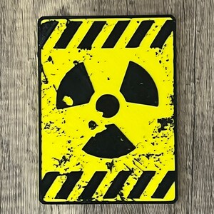 3D Printed Radioactive Warning Sign, Radioactivity, Caution - Etsy