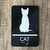 3D Printed Litter Box Sign, Restroom Sign for Cats - Etsy