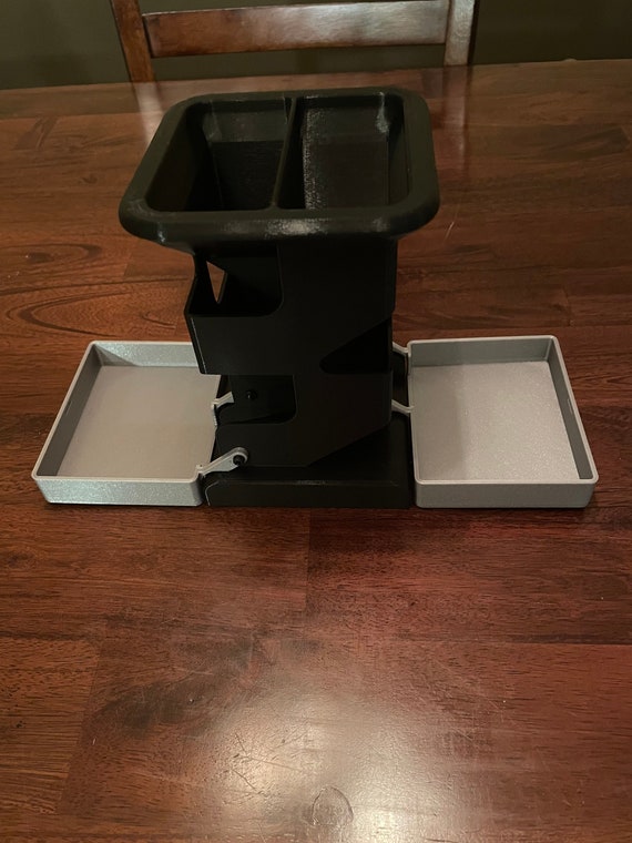 3D Printed Dice Tower With Folding Trays Dice Roller Gamer - Etsy