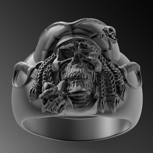 Pirate Ring - Etsy