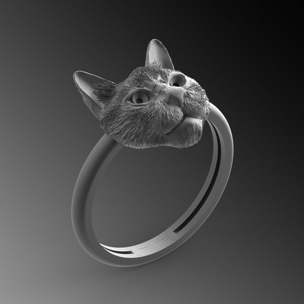 Cat Ring - Etsy