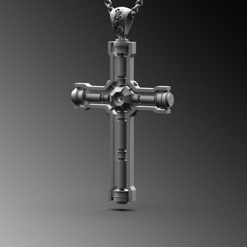 Steampunk Cross - Etsy