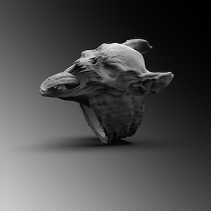 Demon Skull Ring Hell Satan 925 Silver Ring Sterling Handmade Satanic ...