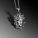 Medusa Pendant, Medusa Head Necklace, Medusa Sterling Silver Pendant ...