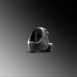 Silver Gas Mask Rings for Man Gas Mask Skull Ring Sterling Silver Gas ...
