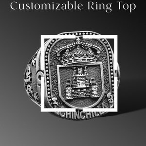 Doppelkopf geflügelte Adler Ring Wappen Siegelring Familienwappen ...