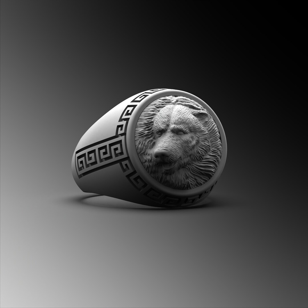 Scandinavian Bear Ring's, Animal Men Ring, Wild Bear Rings ...