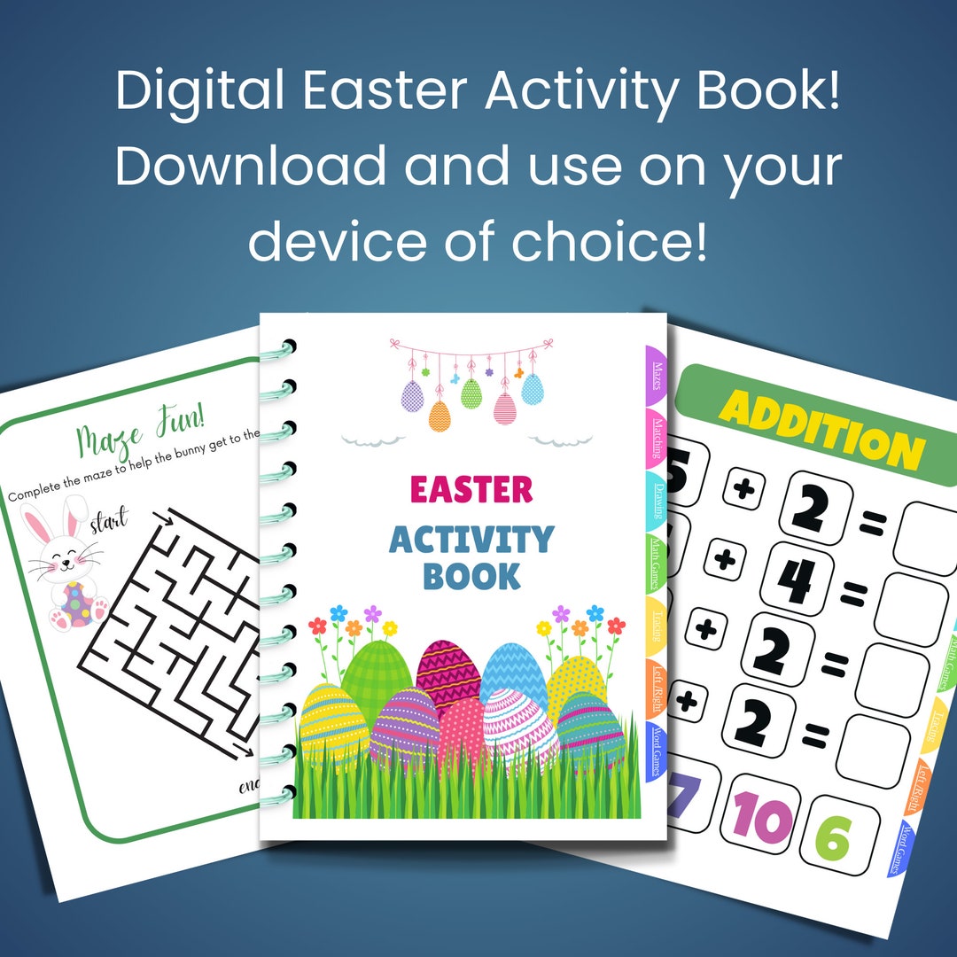 Digital Easter Activity Book - Digital Download - Works With Goodnotes ...