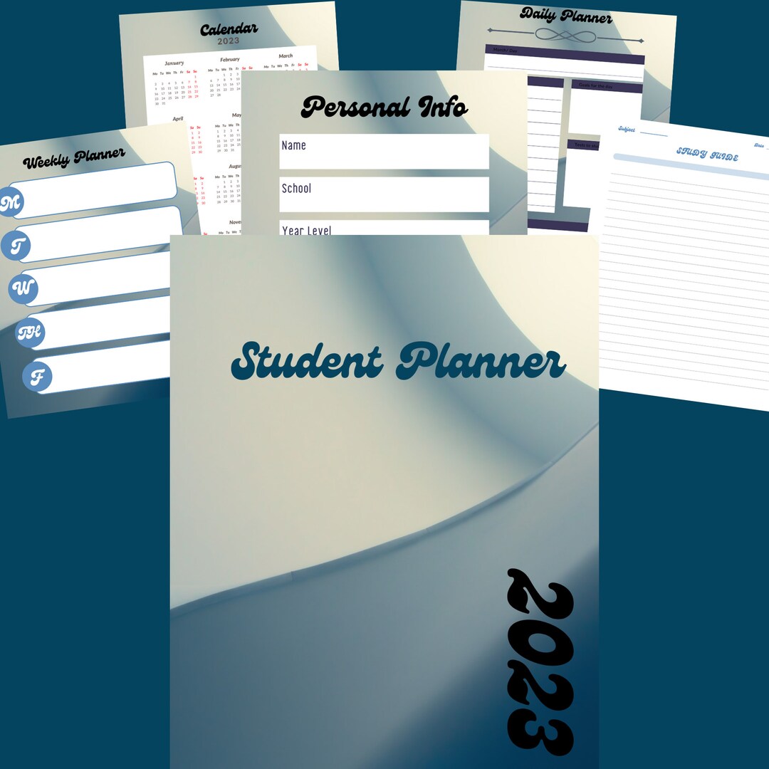Student Planner 2023 - Etsy