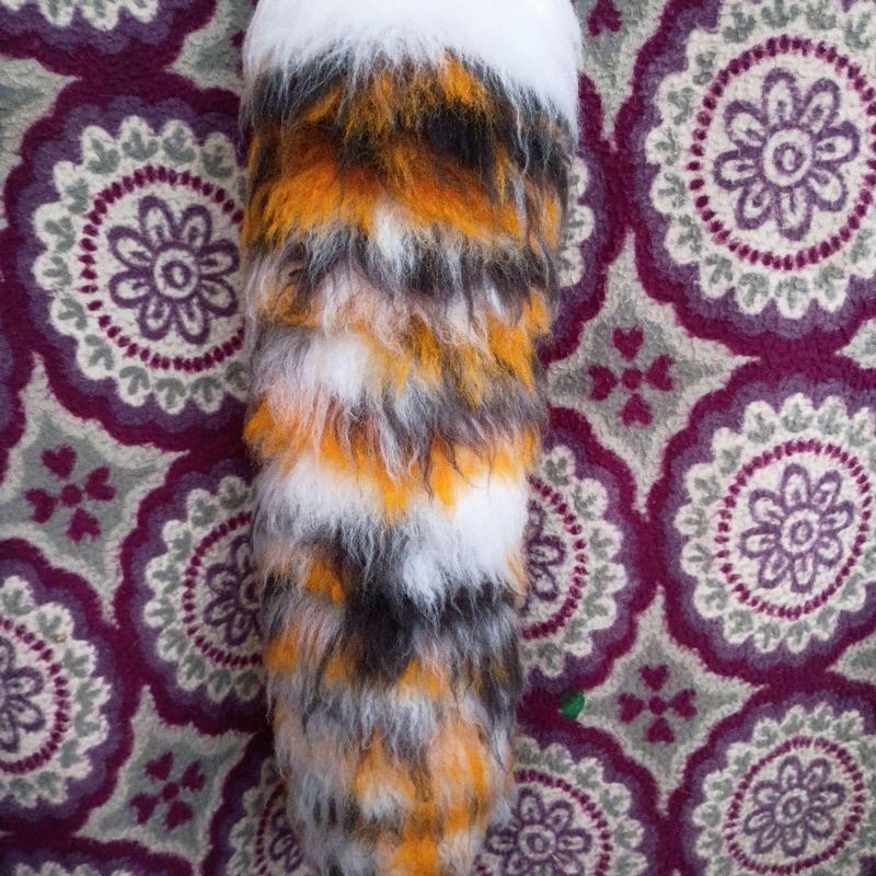 Calico Cat Tail Therian - Etsy