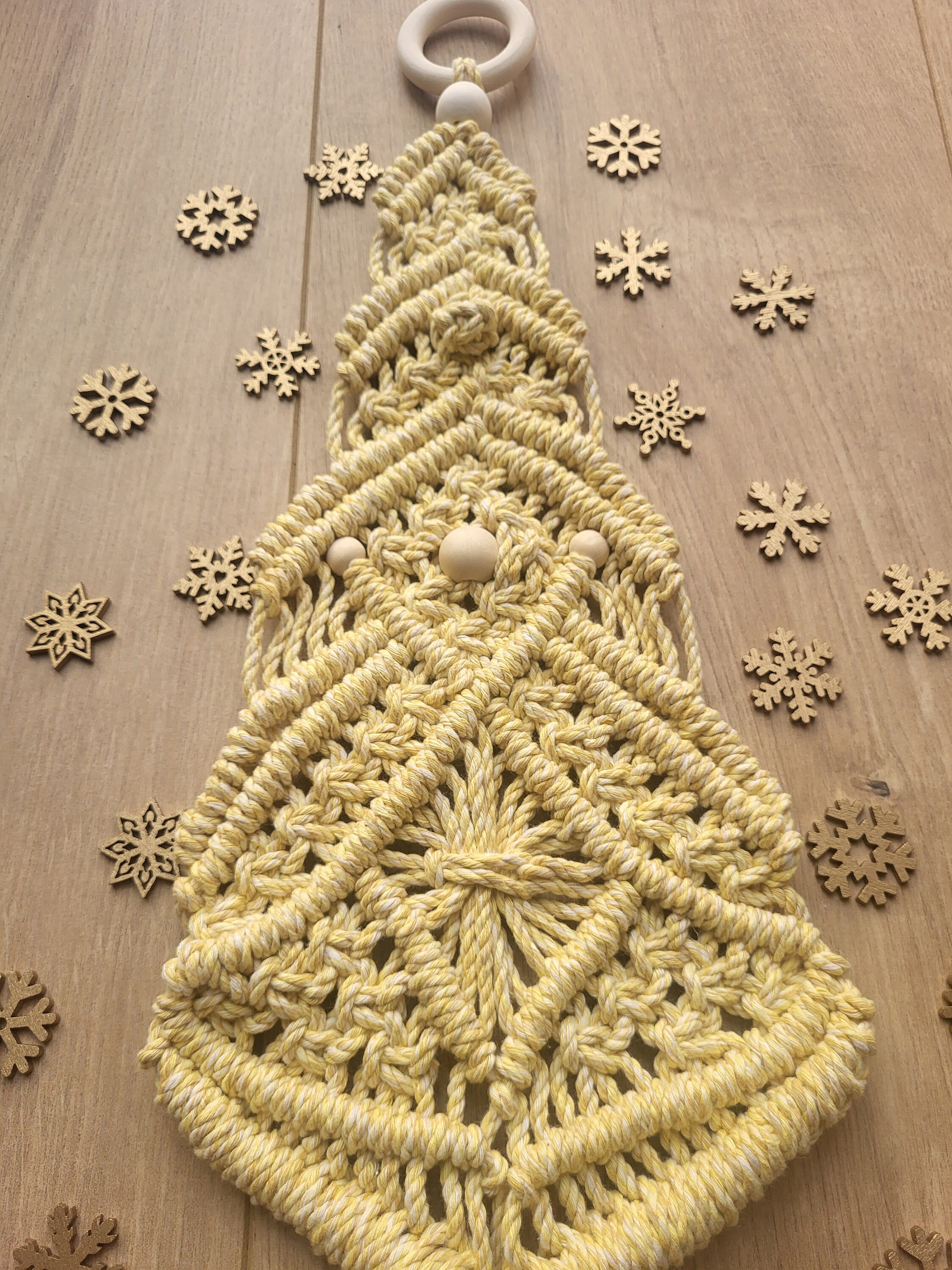 Large Macrame Christmas Tree - Etsy