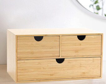 Bamboo Storage Drawers - Etsy