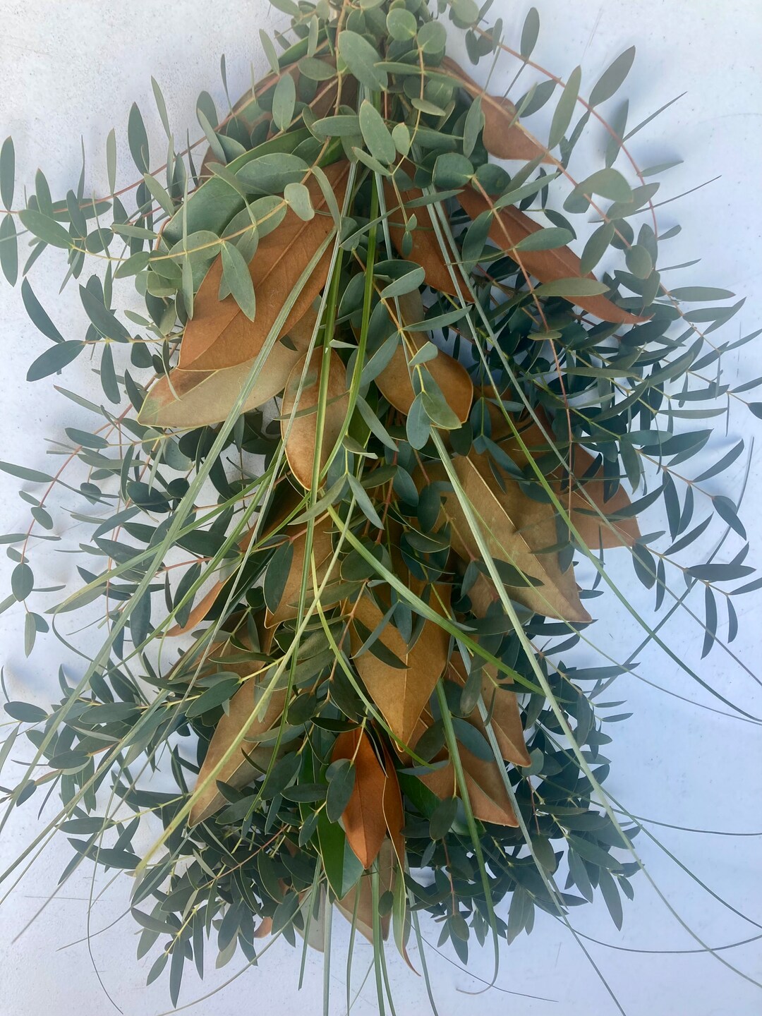 Fresh Magnolia Gunni Grass Garland, Real Greenery Garland, Wedding ...