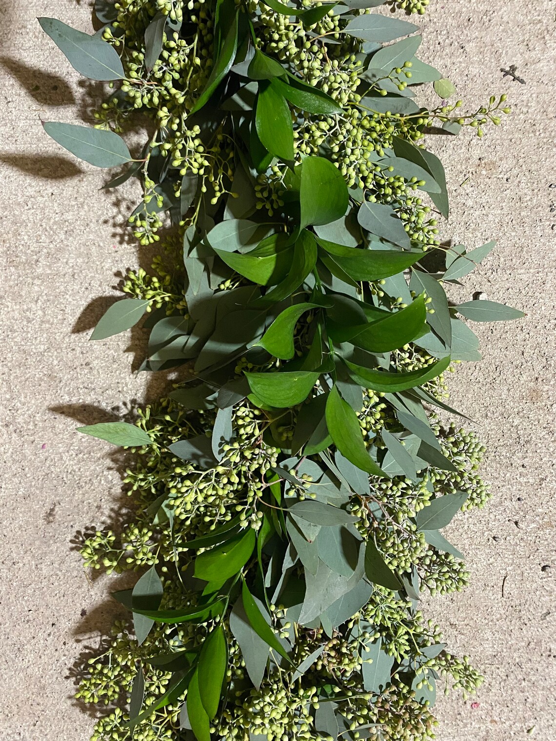 Fresh Ruscus Seeded Garland, Real Greenery Garland, Wedding Garland ...