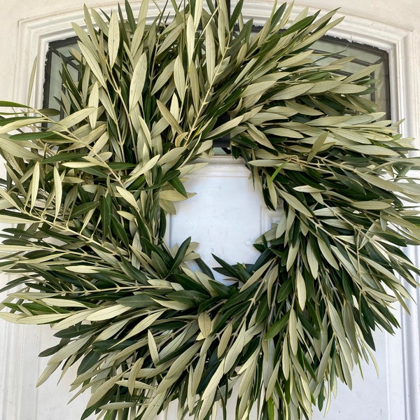 Olive Wreath - Etsy