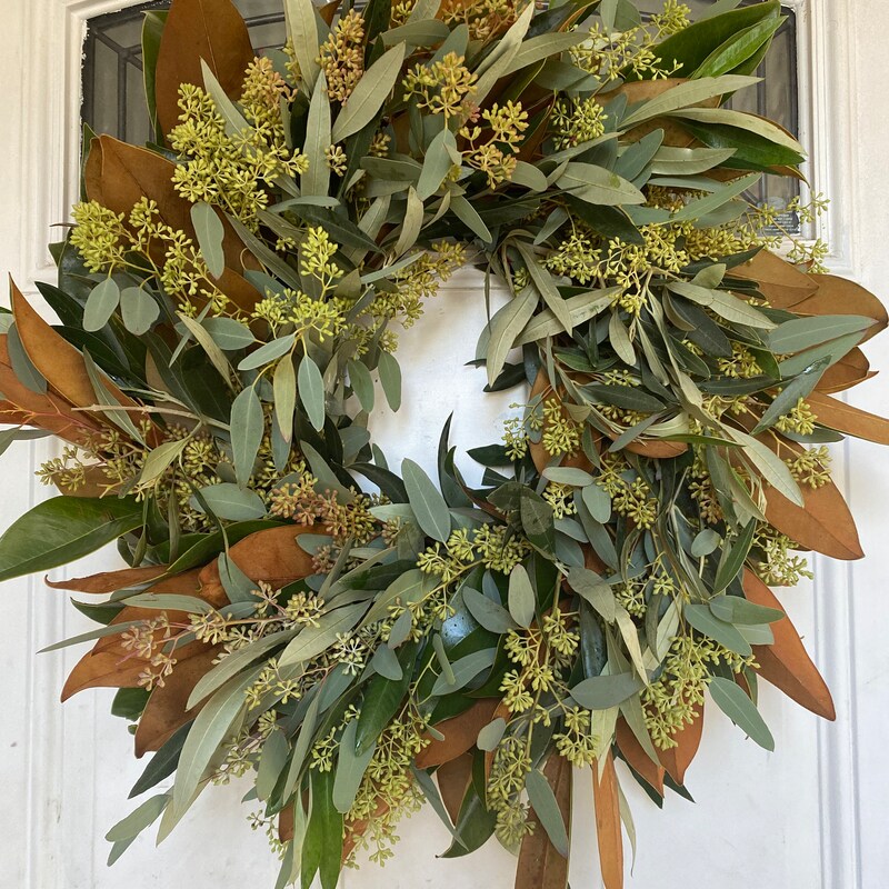 Wicker Wreath - Etsy