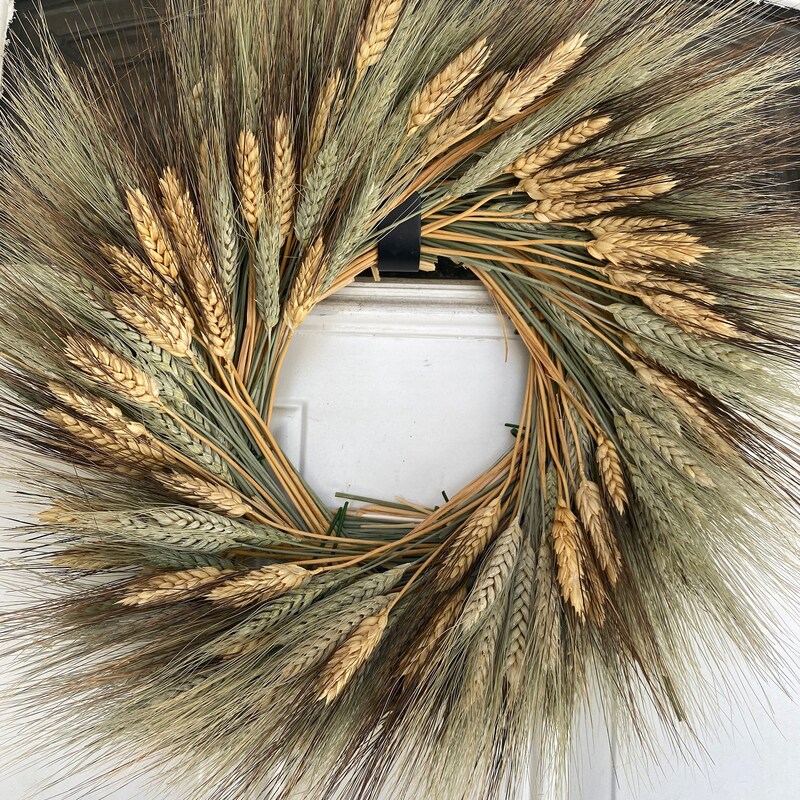 Wheat Wreath - Etsy