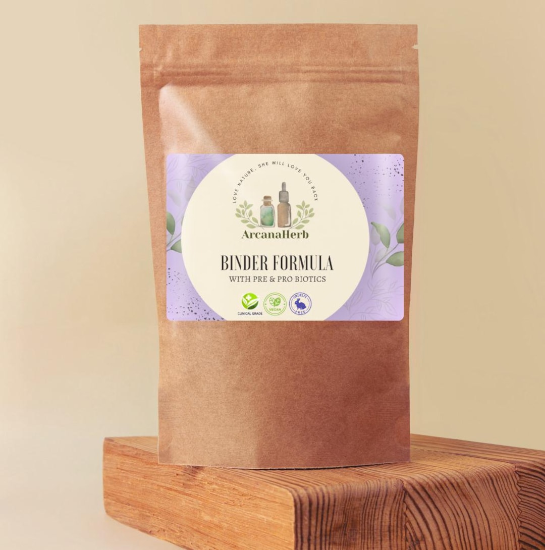 Binder for Toxins Detox, 30 Caps Chlorella, Charcoal, Spirulina ...