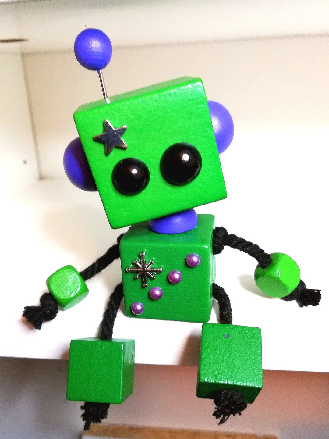 Wooden Robots, Buddies, Block Bots, Figurine, Sci Fi, Spaceman, Cute ...