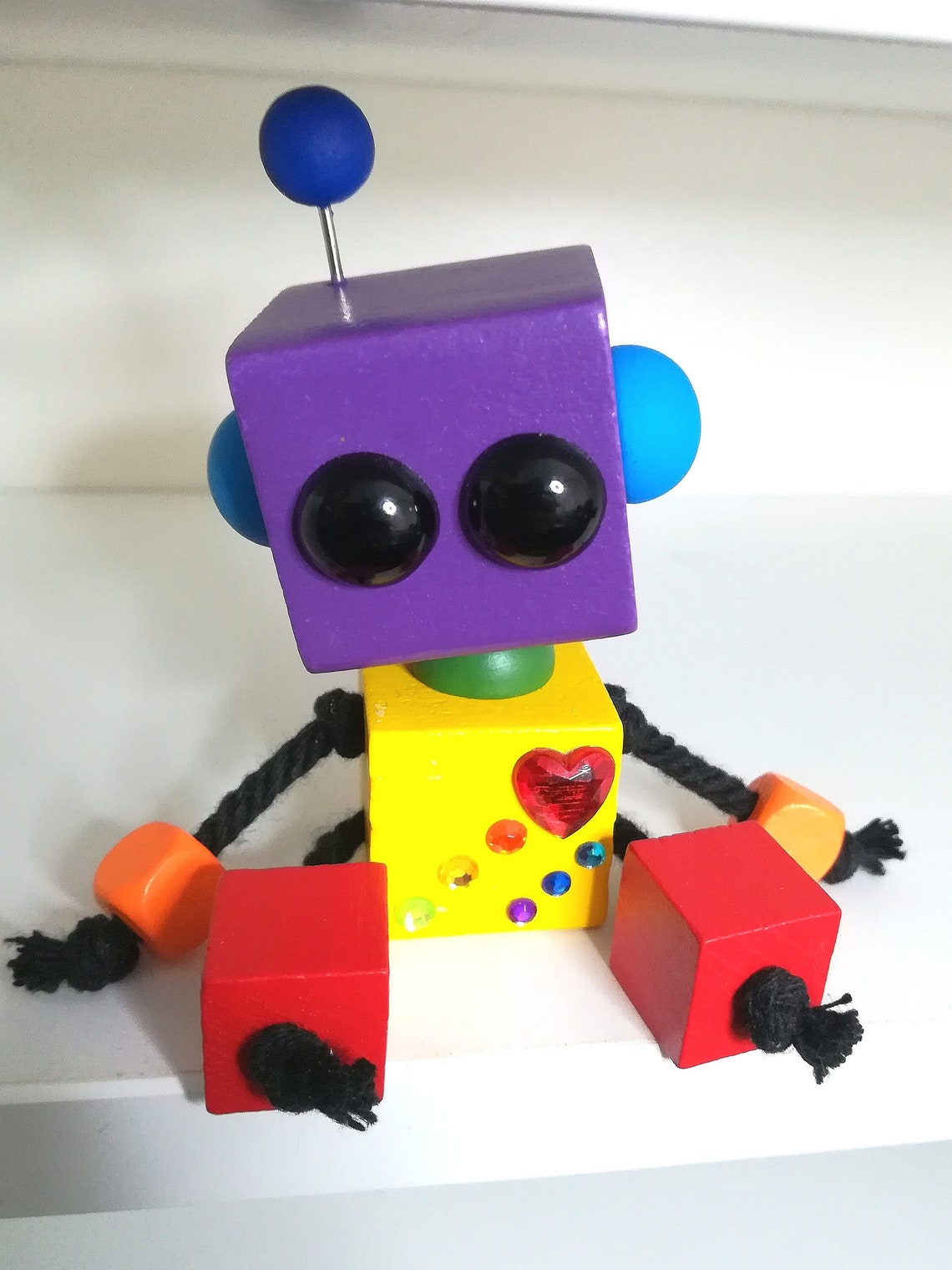 Wooden Robots, Buddies, Block Bots, Figurine, Sci Fi, Spaceman, Cute ...