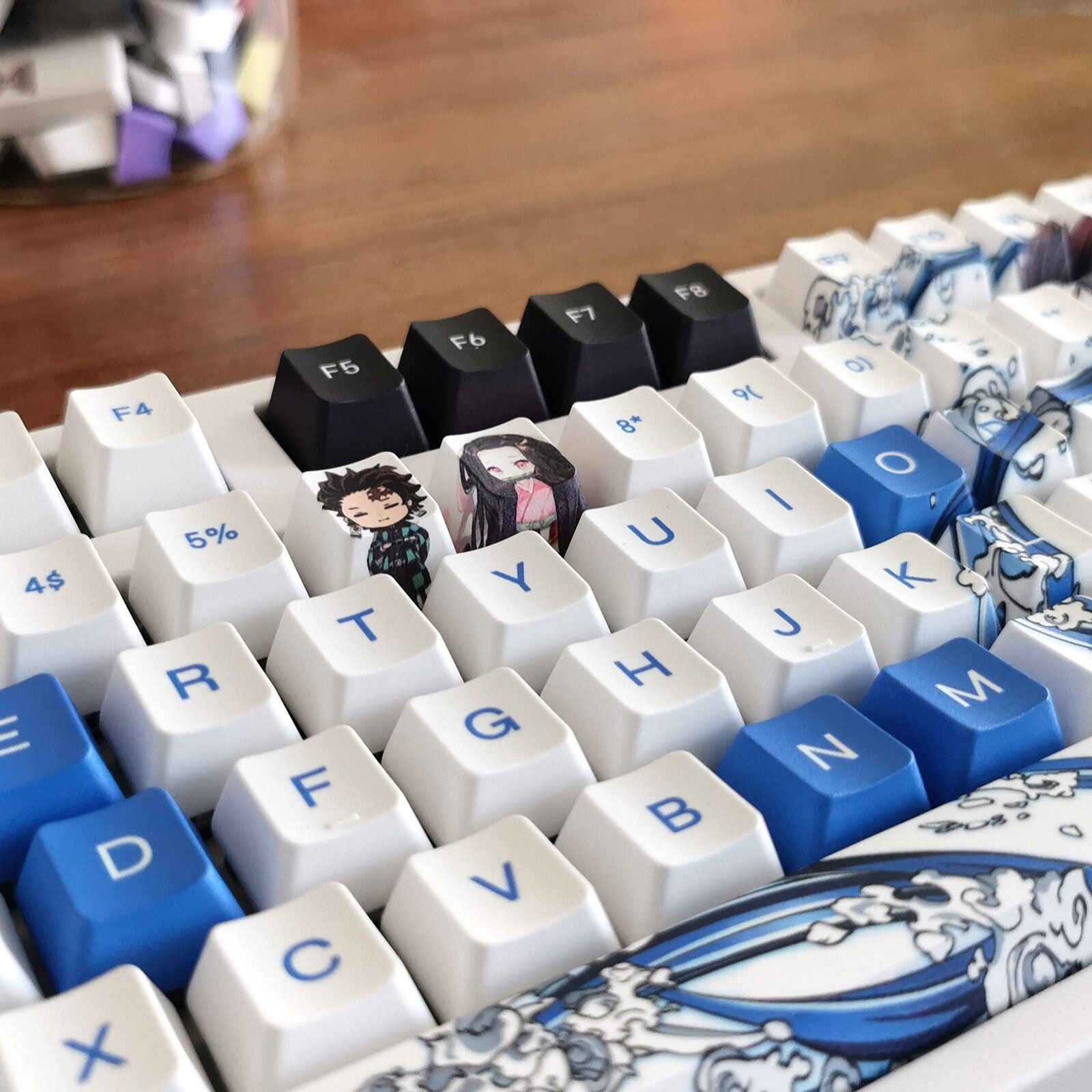 Anime Water Master Demon Keycap Set Mechanical Keyboard 108 - Etsy Canada