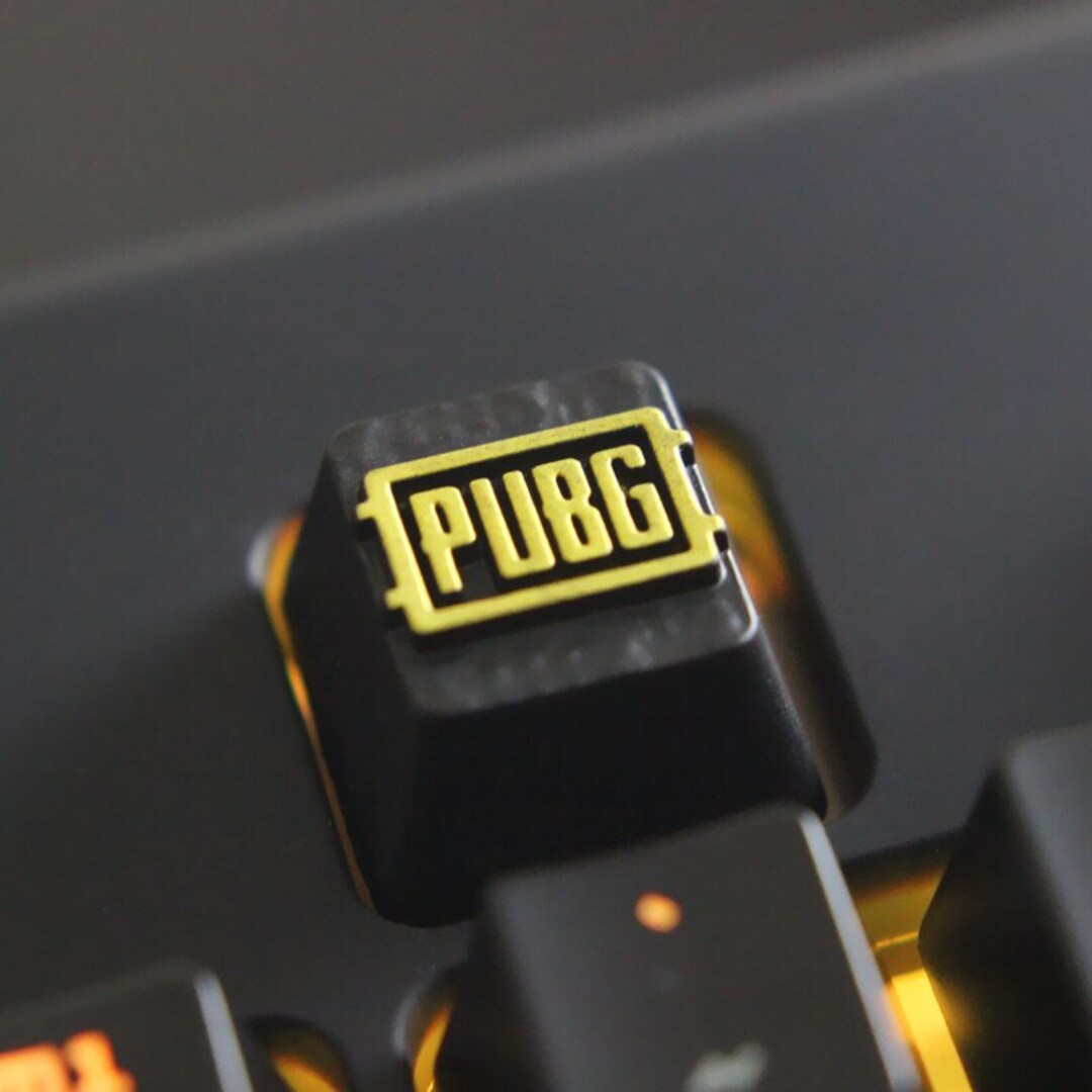 PUBG Player Unknown's Metal Artisan Keycap Set Video Game Keycap Metal ...