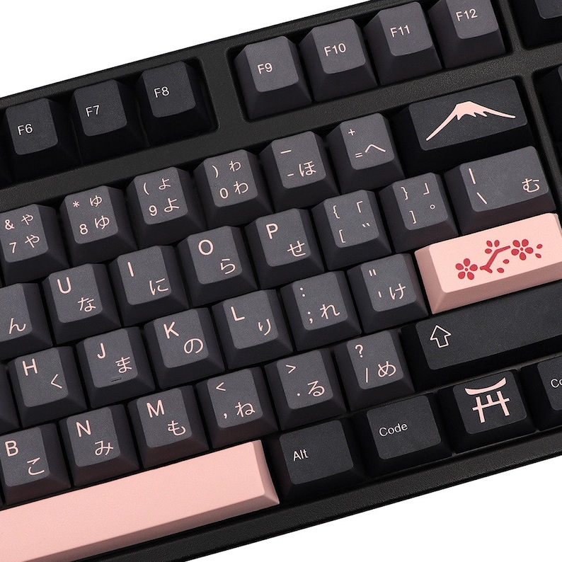 Japan Sakura Shadow Keycap Set Mechanical Keyboard 136 MX - Etsy Canada