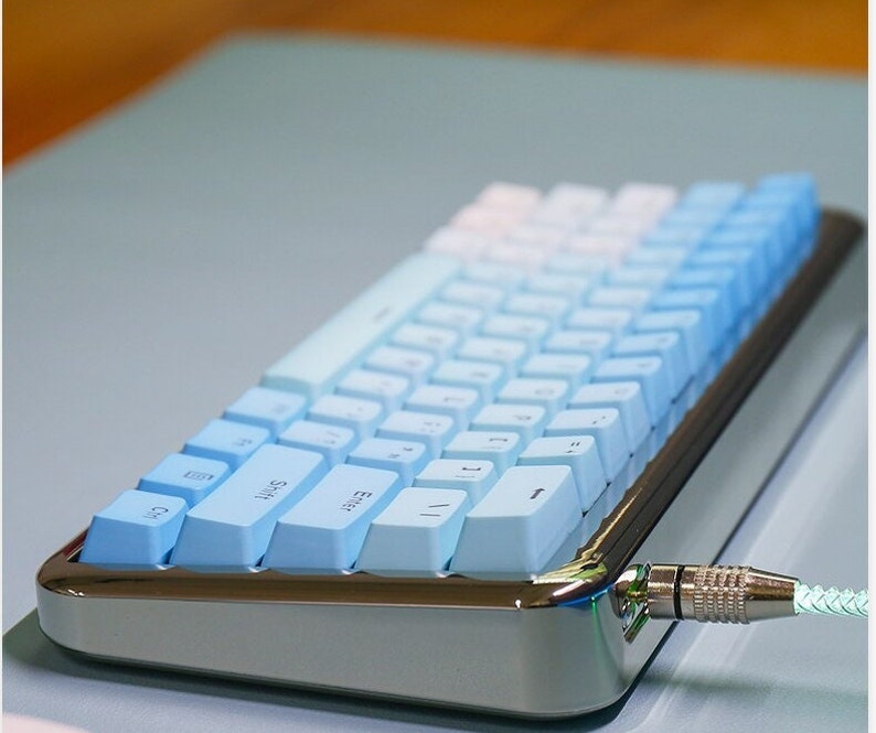 Baby Blue Gradient Keycap Set Mechanical Keyboard 104 MX - Etsy
