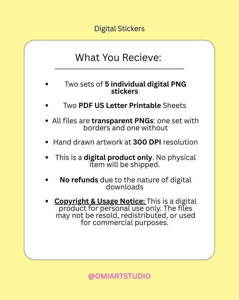 Digital Cat PNG Stickers | Clipart | Transparent + Bordered Set ...