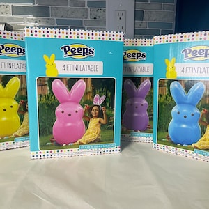 Inflatable Peep, Easter Decorations, Outside Easter Decor, Outdoor ...