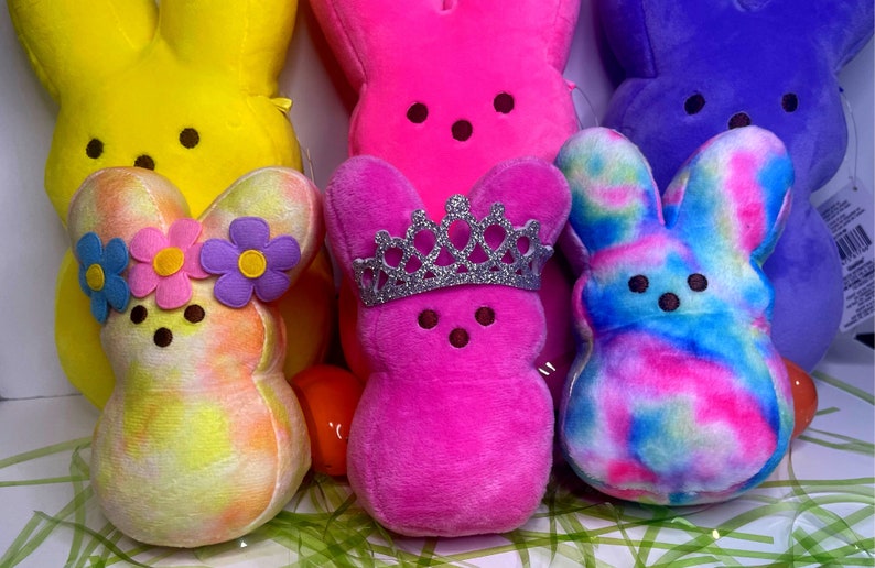 CUSTOM Personalized 6 Inch Peeps Plush Authentic Peep Bunny - Etsy