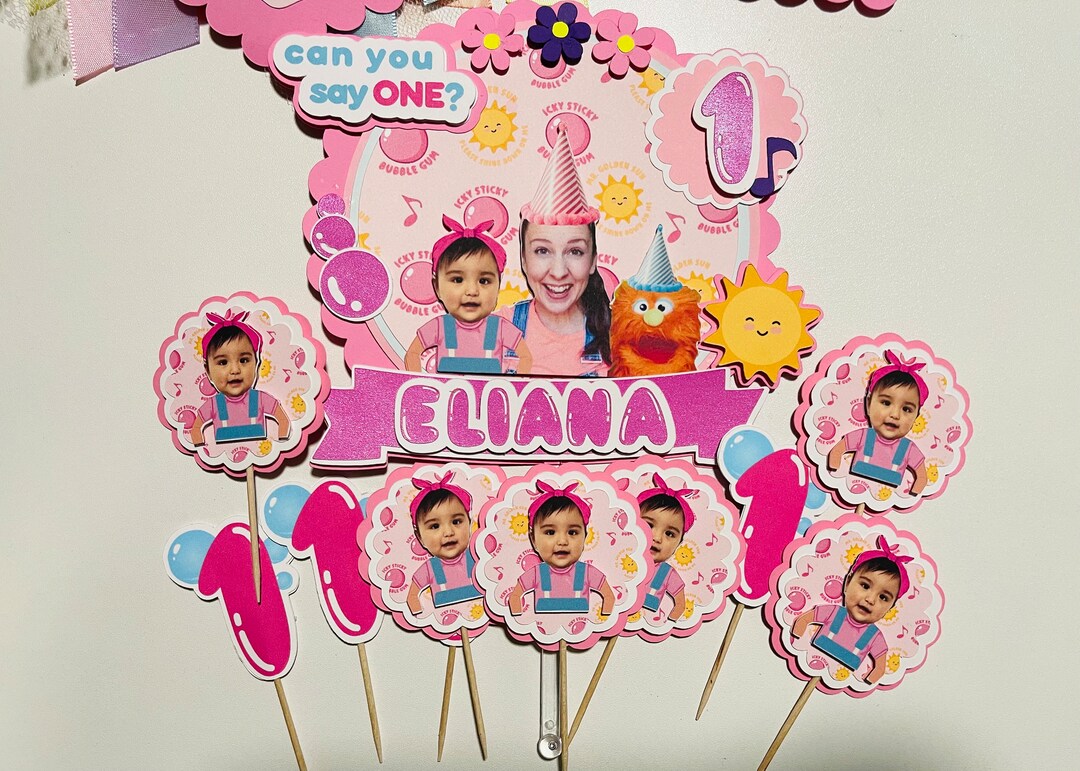 Ms. Rachel Cupcake Toppers, Ms. Rachel Party Supplies, Baby's First ...