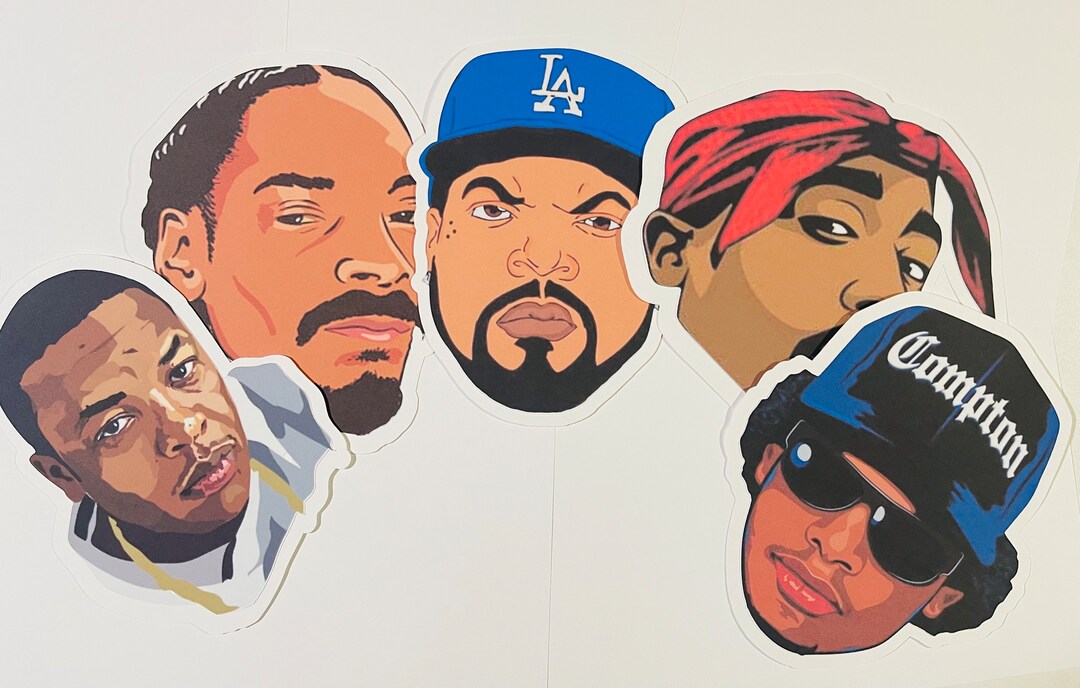 West Coast Rappers Birthday Banner, 90s Hip Hop Birthday Banner ...