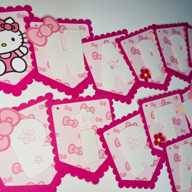 Hello Kittys Banner - Etsy