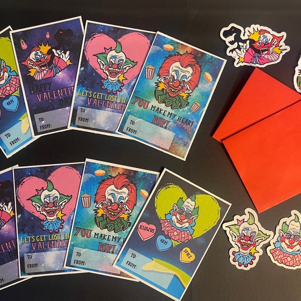 Horror Valentine Cards - Etsy